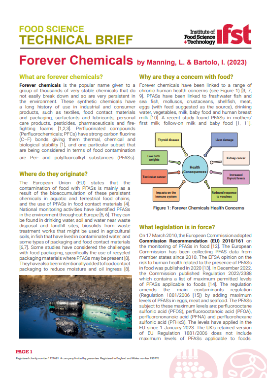 Technical Briefs | Institute of Food Science and Technology